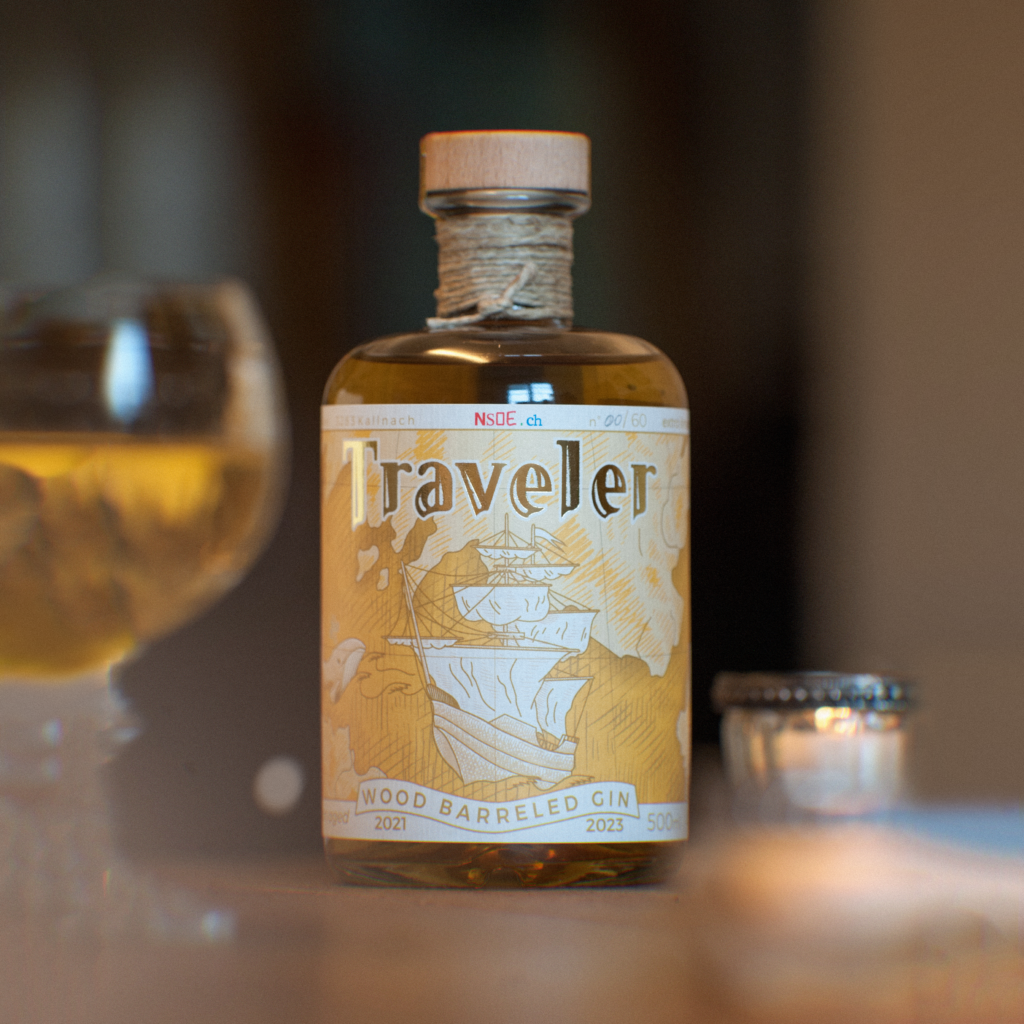 Traveler London Dry Gin Wooden Barrel 2 years - Traveler & co.